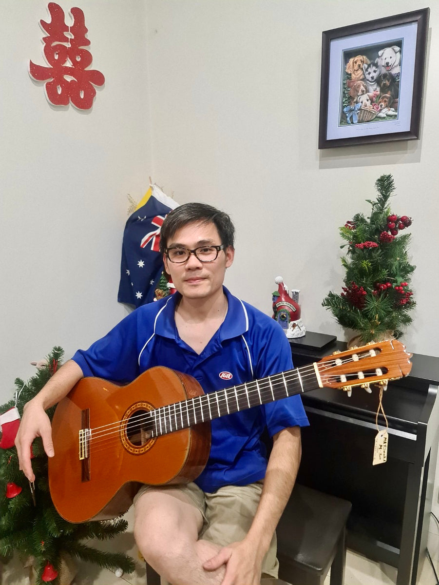 Tom from Perth Australia with a custom Matsuoka M30 (1983) – Neil Ta Music